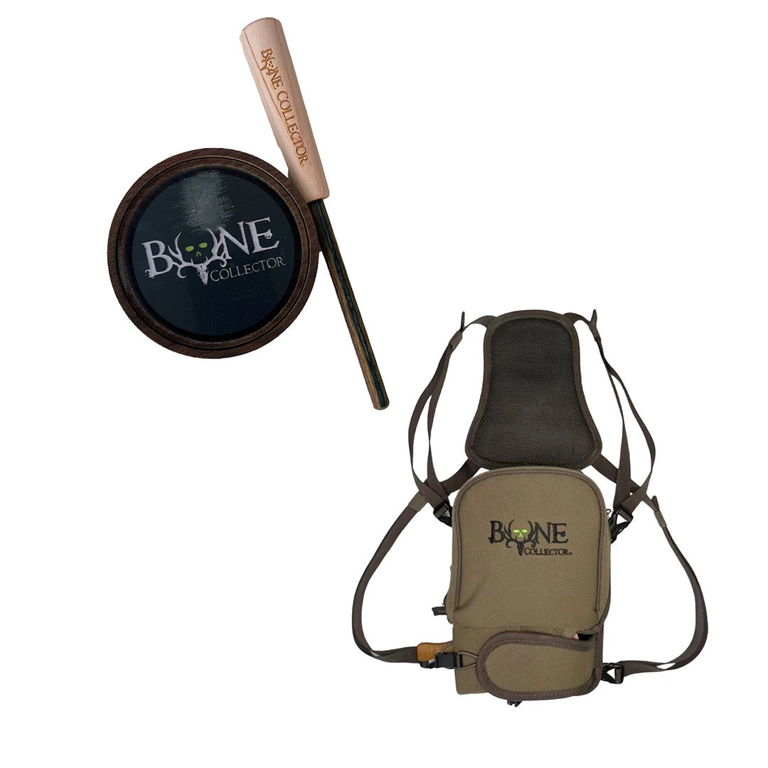 Bone Collector Quick Call Chest Pack & Fans Up Pot Call for Serious