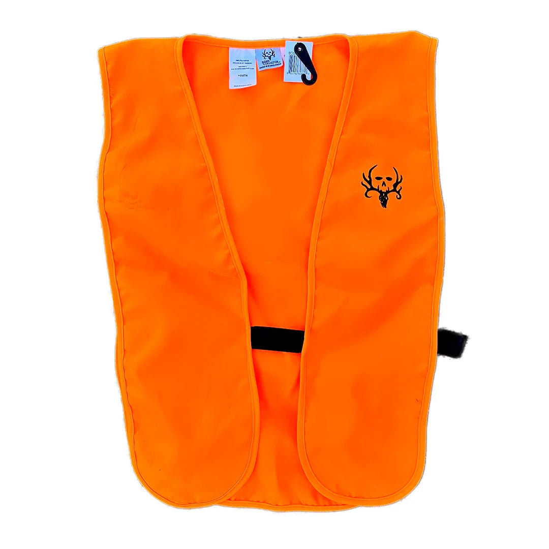 Bone Collector Youth Blaze Orange Hunting Vest for Safety & Visibility